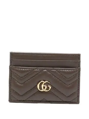 Gucci Gg Marmont Leather Card Case - Multicolor