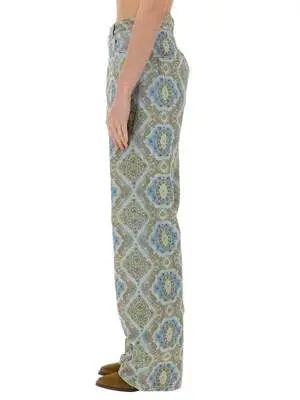 Etro Paisley Print Jeans