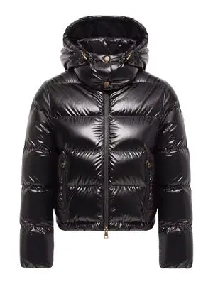 Moncler Niveole Short Nylon Down Jacket - Black