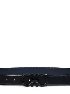 FERRAGAMO Two-tone Gancini Reversible Belt