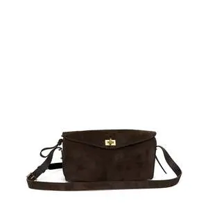 BALENCIAGA BALENCIAGA Calf Suede Satchel And Cross Body Bag