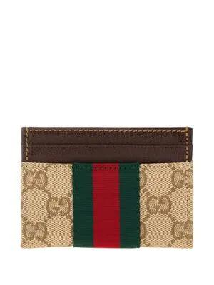 Gucci Web Detail Card Case - Multicolor