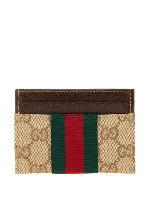 Gucci Web Detail Card Case - Multicolor