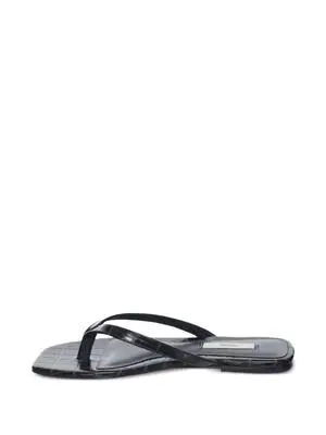 TOTEME Leather Flat Thong Sandals - Multicolor