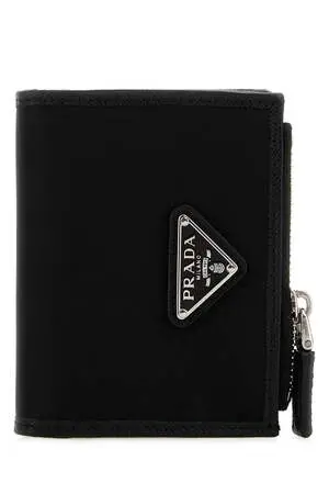 Prada Canvas Wallet - Black