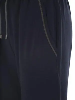 Brunello Cucinelli Cotton And Silk Trousers - Multicolor