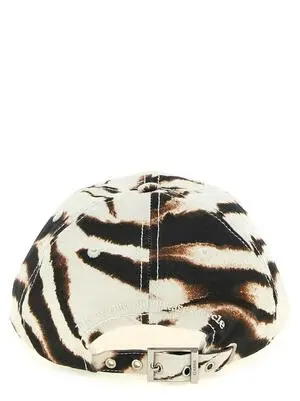 GANNI Animal Print Cap