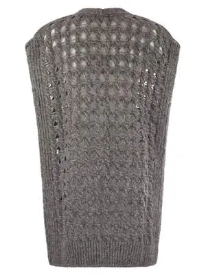 Herno Long Sleeveless Cardigan