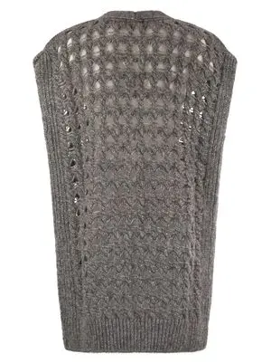 Herno Long Sleeveless Cardigan