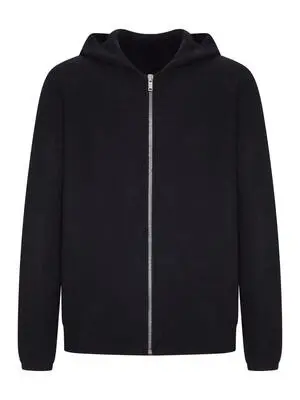 Rick Owens Hoodie With Full Zip - Black