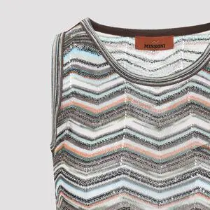 Missoni Zigzag Knit Sleeveless Top - Multicolor