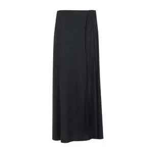 Giorgio Armani Longline Wool Wrap Skirt - Multicolor