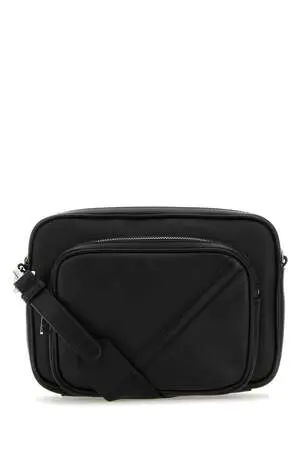 Fendi Leather Camera Case Duo Crossbody Bag - Black