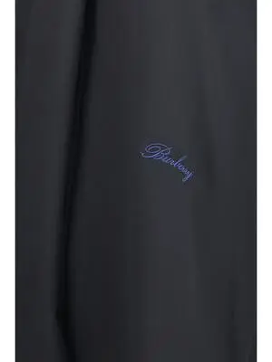 Burberry Silk Blouse With Embroidered Logo