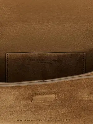 Brunello Cucinelli Monile Suede Clutch Bag