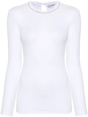 Brunello Cucinelli Cotton Crewneck Sweater - Multicolor
