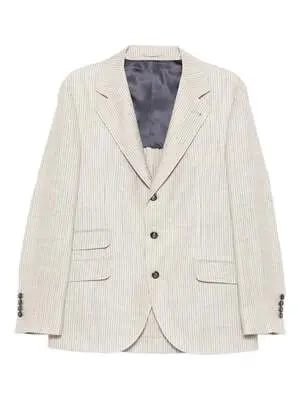 Brunello Cucinelli Deconstructed Blazer - Multicolor