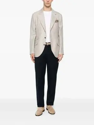 Brunello Cucinelli Deconstructed Blazer - Multicolor