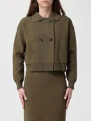 Max Mara Double-breasted Linen Blazer - Brown