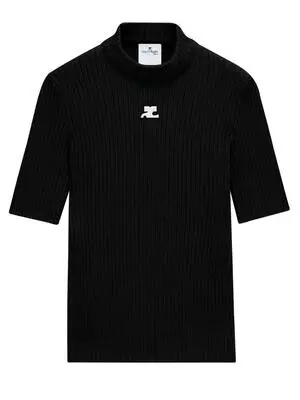 COURREGES Rib Knit - Black