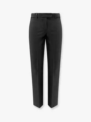 Max Mara Cotton Blend Trousers - Multicolor