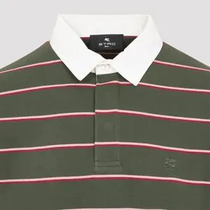 Etro L/s Striped Polo