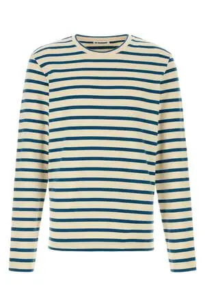 JIL SANDER Embroidered Cotton T-shirt - Multicolor
