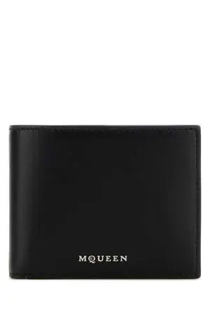 Alexander McQueen Leather Wallet - Black