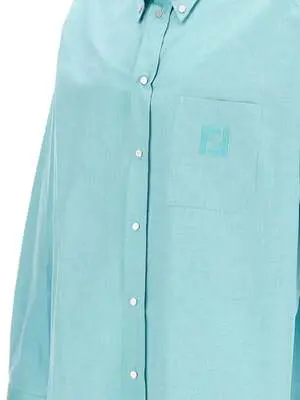 Fendi Shirt With `ff` Embroidery