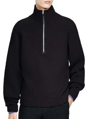 TOM FORD Cashmere Wool Half-zip Sweater