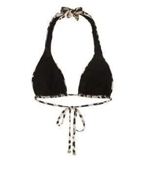 Dolce & Gabbana Leopard-print Bikini Top