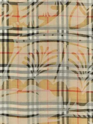 Burberry Equestrian Knight Design' Scarf - Cream