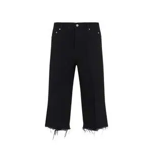 Rick Owens Raw Edge Hem Bottoms For Men