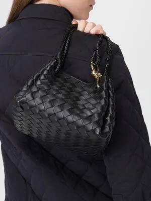 Bottega Veneta Parachute Woven Nappa Bag - Black