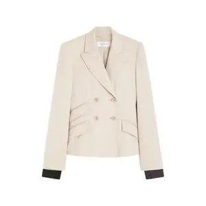 Max Mara Neutrals Jackets Blazers - Cream