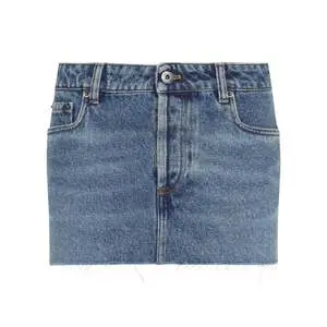 Miu Miu Denim Skirt - Blue