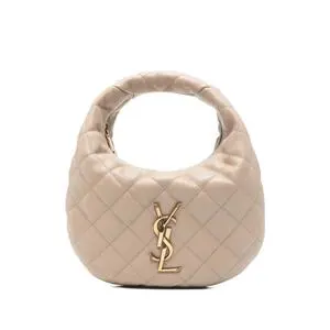 Saint Laurent Neutrals Tote Bags - Cream