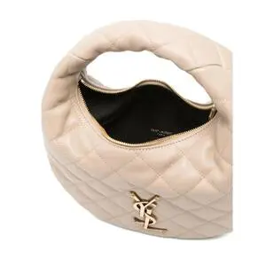 Saint Laurent Neutrals Tote Bags