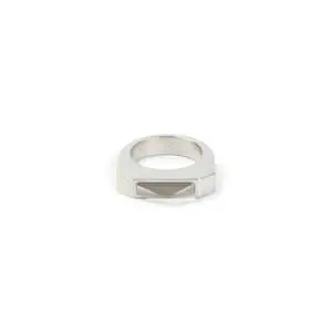 Rick Owens Hollywood Pyramid Ring - Silver