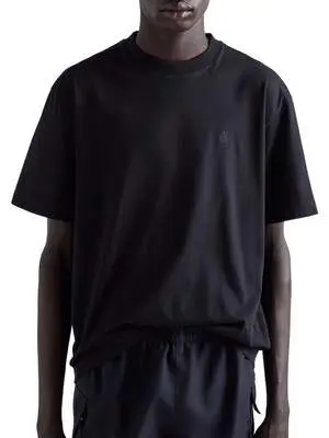 Prada Cotton T-shirt With Embroidered Logo
