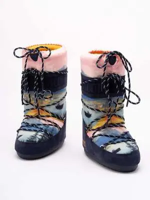 Moon Boot Mb X Guest In Residence Icon High Postcard` Boots - Multicolor