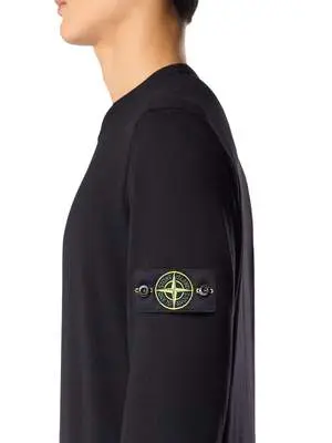 Stone Island Rws Lightweight Pure Wool Crew Neck Sweater