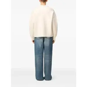 AMI Paris Merino Wool Intarsia Jumper