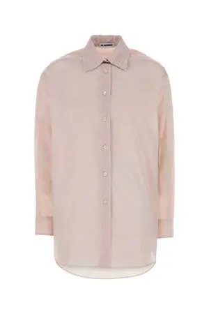 JIL SANDER Pastel Muslin Oversize Shirt - Pink