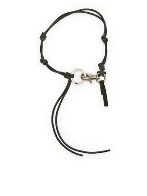 Our Legacy Ladon Leather Necklace - Black