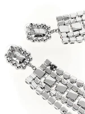 SELF-PORTRAIT Multi Crystal Droplet' Earrings