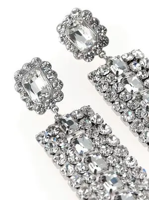 SELF-PORTRAIT Multi Crystal Droplet' Earrings