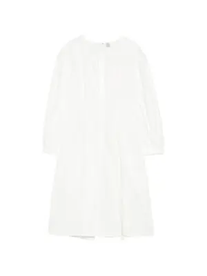 TOTEME Baloon Sleeve Cotton Dress - Multicolor