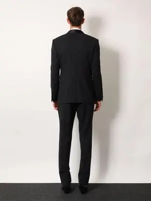 TOM FORD Stretch Virgin Wool Tuxedo With Satin Profiles