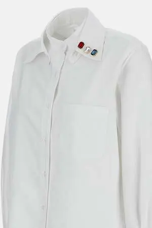 Thom Browne Swarovski Embellished Cotton Shirt